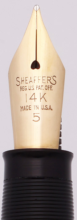Sheaffer Admiral Snorkel (1950s) - Burgundy w GT, Medium 14k Nib ...