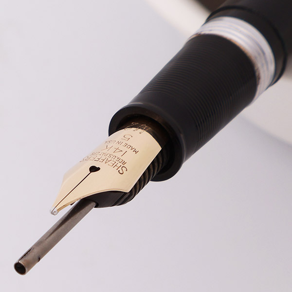 Sheaffer Admiral Snorkel (1950s) - Black w/GT, Medium (M2) 14k #5 Nib ...