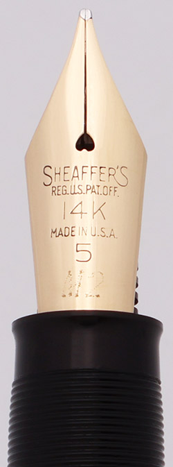 Sheaffer Admiral Snorkel (1950s) - Burgundy, GT, Medium 14k Nib ...