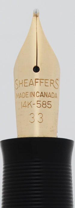 Sheaffer Admiral Touchdown (Canada) - Evergreen Green, 14k Medium Open ...