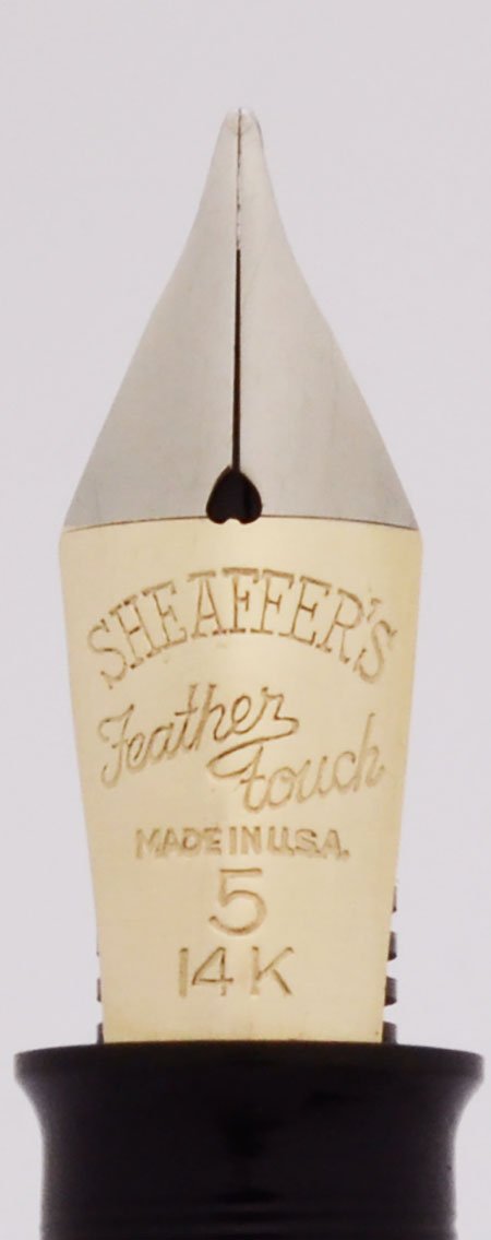 Sheaffer Admiral Touchdown - Persian Blue, 14k Medium Feather Touch Nib ...