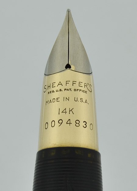Sheaffer Triumph Autograph (1940s) - Oversize Lever Fill, Black, Solid ...