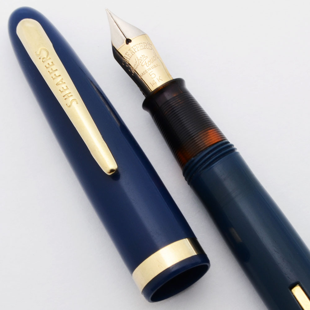 Sheaffer Cadet 23 Fountain Pen (USA, 1960s) - Blue, Lever Filler, Extra ...