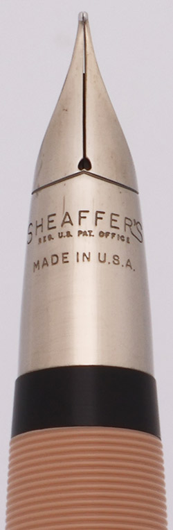 Sheaffer Clipper Snorkel Fountain Pen (1950s) - Buckskin Tan w GT, Fine ...