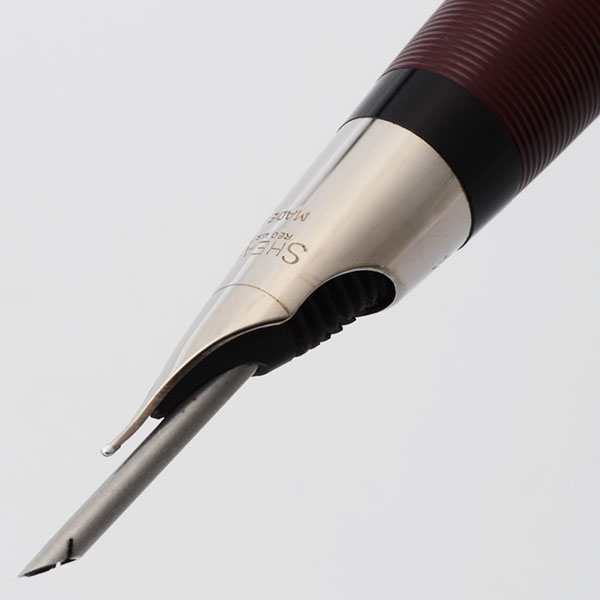 Sheaffer Clipper TM Snorkel Fountain Pen - Burgundy, Fine PdAg Nib ...