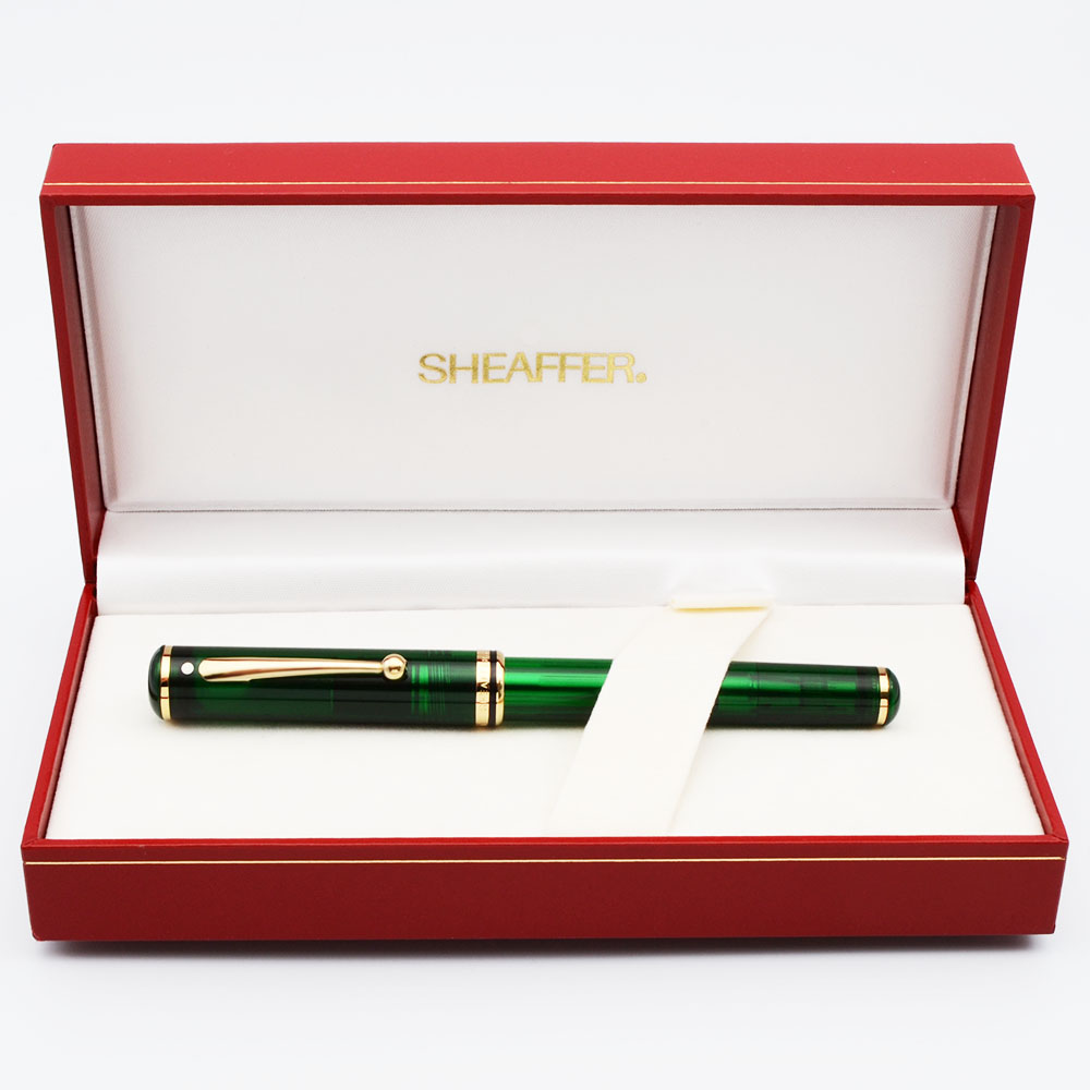 Sheaffer Levenger Connaisseur Fountain Pen (1998) - Aegean Green w/GT ...