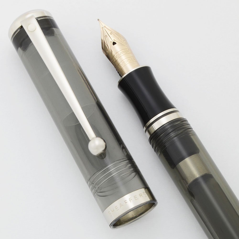 Sheaffer Levenger Connaisseur Fountain Pen (1998) - Smoke, C/C Filler ...