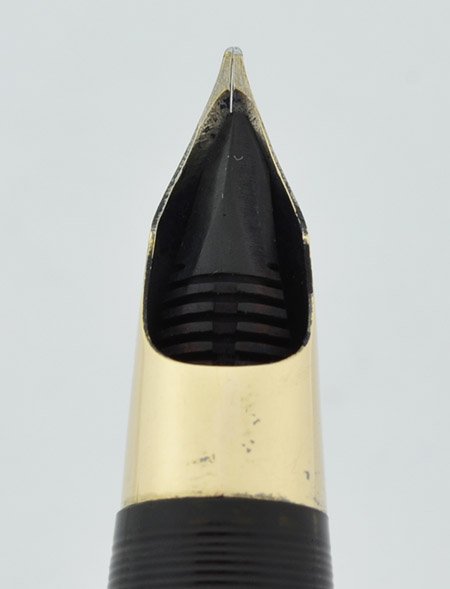Sheaffer Crest Deluxe Fountain Pen - Lever Fill, Black, GF Cap, Medium ...