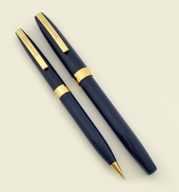 Sheaffer 800 "Dolphin" Fountain Pen Set - Blue, Fine, Cartridge ...