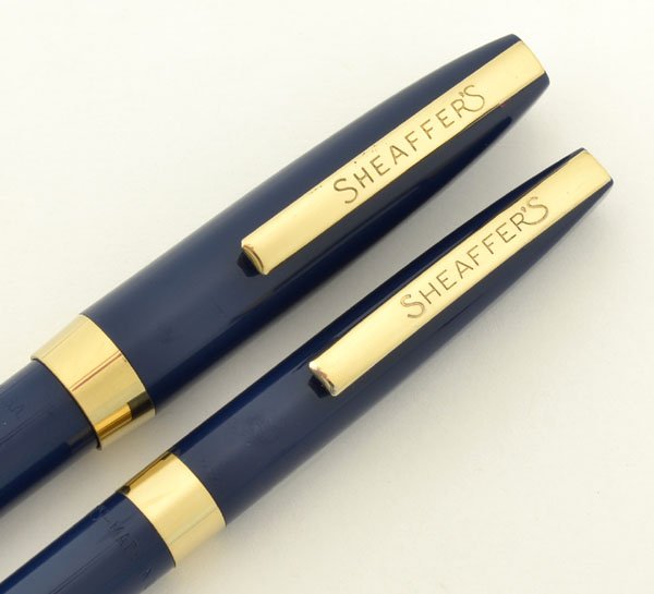 Sheaffer 800 "Dolphin" Fountain Pen Set - Blue, Fine, Cartridge ...