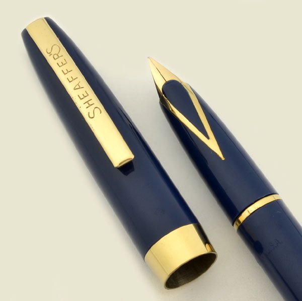 Sheaffer 800 "Dolphin" Fountain Pen Set - Blue, Fine, Cartridge ...