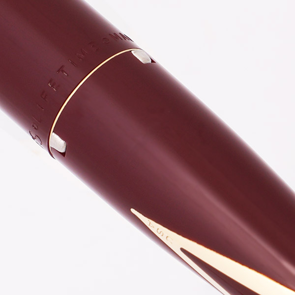 Sheaffer Lifetime Imperial VI Fountain Pen - Burgundy, Button Converter ...