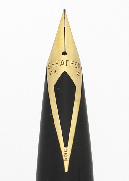 Sheaffer J14 Imperial Double Desk Pen Set - Black BP & FP, Black Base ...