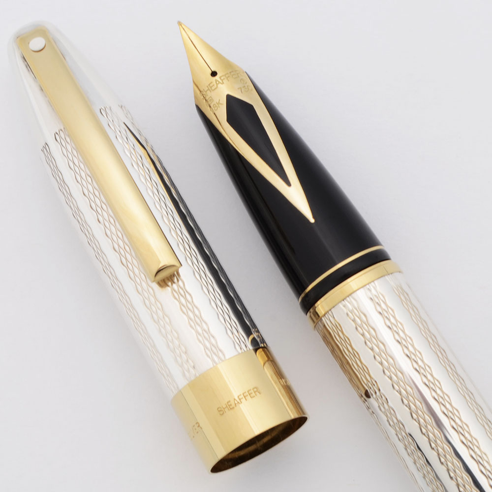 Sheaffer Legacy Heritage - Sterling w Gold Plated Trim, 18k Fine (Near ...