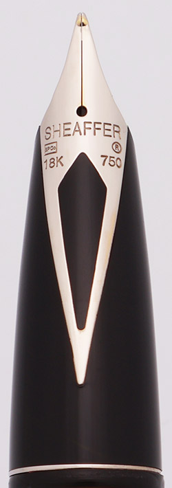 Sheaffer Legacy Heritage Fountain Pen (2000s)- Black w/Rhodium Trim, C/C, Medium 18k Nib ...