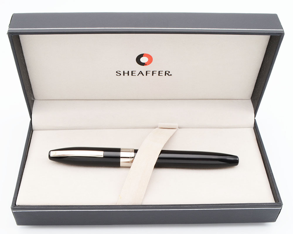Sheaffer Legacy Heritage Fountain Pen - Black w/Palladium Trim, C/C ...