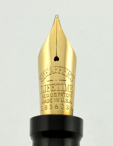 Sheaffer Lifetime Flat Top Oversized - Black, Fine (Excellent, Restored ...