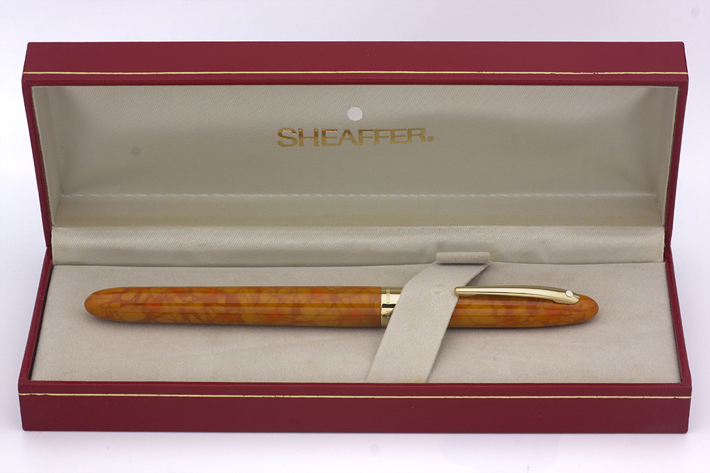 Sheaffer Crest (Reissue) Fountain Pen - Cadmium Yellow Nova Lacque ...