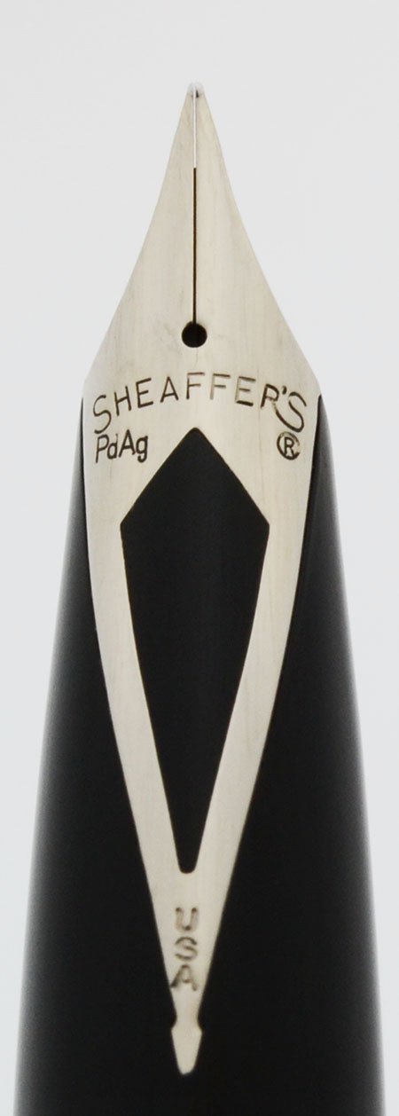 Sheaffer PFM II - Black with Steel Cap, Snorkel, Fine PdAg Nib ...