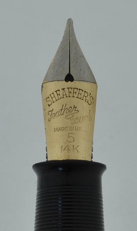 Sheaffer Admiral Touchdown - Persian Blue, 14k Medium Feather Touch Nib ...