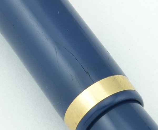 Sheaffer Admiral Touchdown - Persian Blue, 14k Medium Feather Touch Nib ...