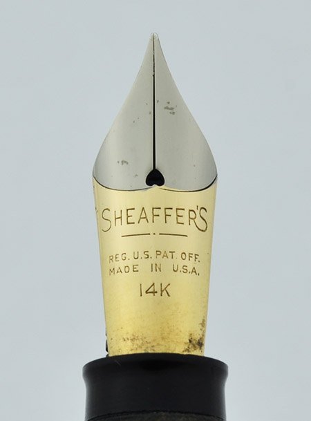 Sheaffer Saratoga Snorkel 1950s - Burgundy, Fine 14k Nib (Excellent ...