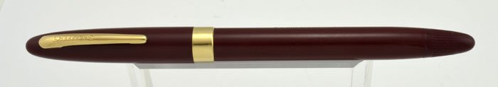 Sheaffer Saratoga Snorkel 1950s - Burgundy, Medium (Very Nice, Restored ...