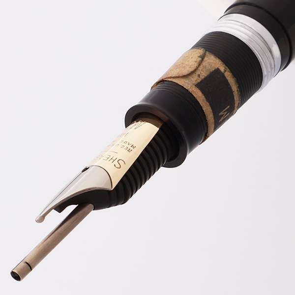 Sheaffer Saratoga Snorkel (1952-59) Fountain Pen Pencil Set - Black w ...