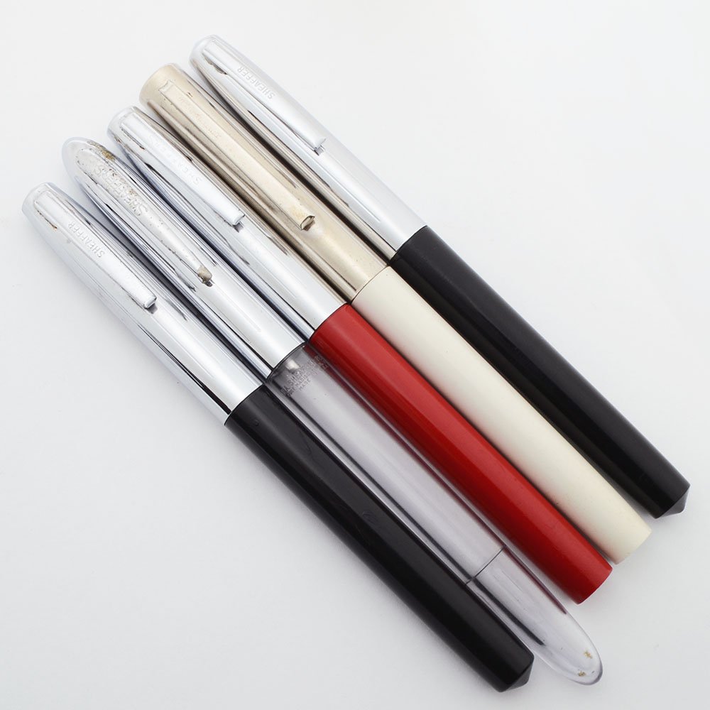 Sheaffer School Pen Assortment - 5 Pens, Various Models, Mixed Nibs ...