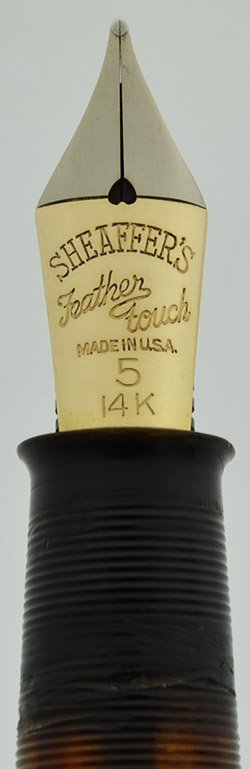 Sheaffer Admiral Touchdown - Persian Blue, 14k Medium Feather Touch Nib ...