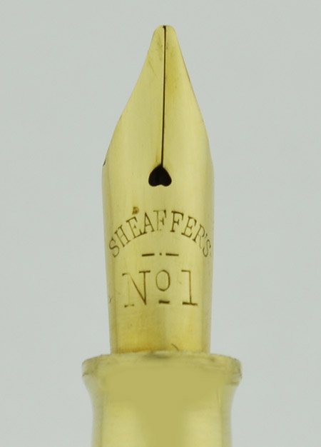 Sheaffer Flat Top #1 - Very Thin, 1925, Gold Filled, Stub 14k ...