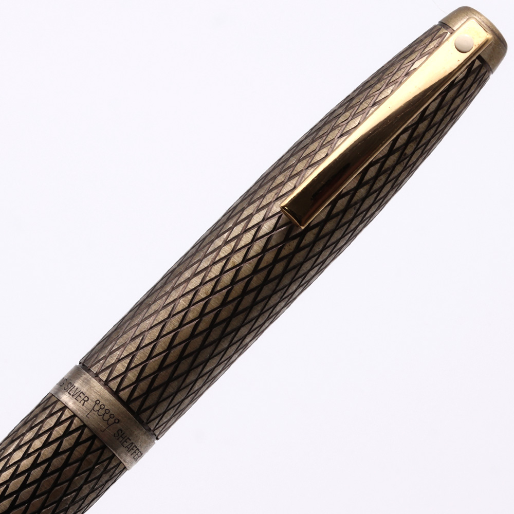 Sheaffer Silver Imperial Fountain Pen & Pencil Set (1970s) - Sterling ...