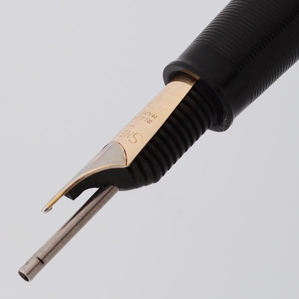 Sheaffer Saratoga Snorkel (1952-59) - Black w Gold Trim, Medium 14k Nib ...