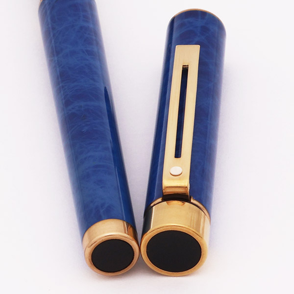 Sheaffer TARGA 1080 Fountain Pen - Lacquer Blue Ronce, 14K Broad ...