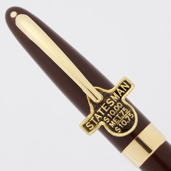 Sheaffer Triumph 1000 Statesman Fountain Pen (1940s) - Brown w/GT, Vac ...