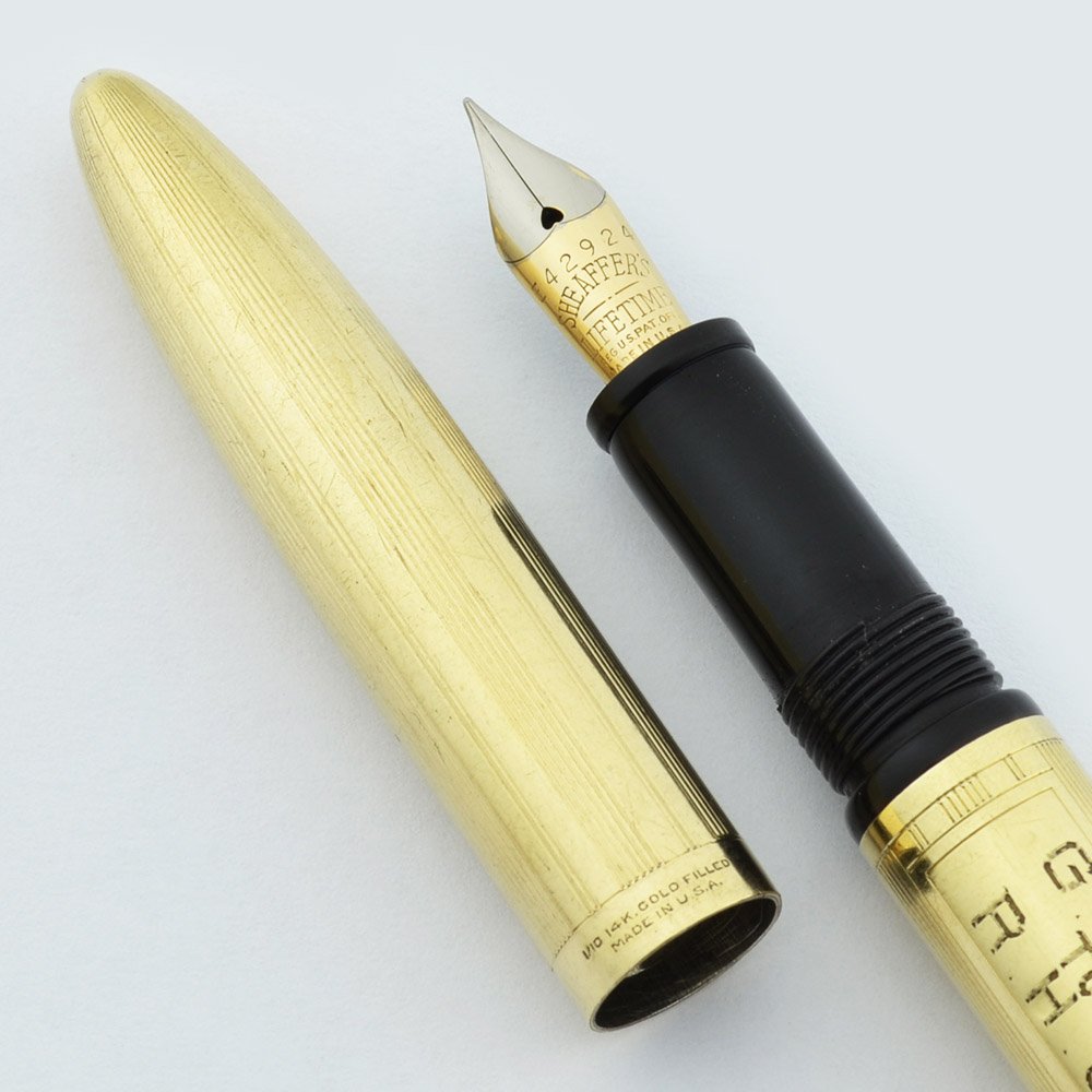 Sheaffer Tuckaway 1st Edition Lifetime Set - GF Finish, Lever Fill ...
