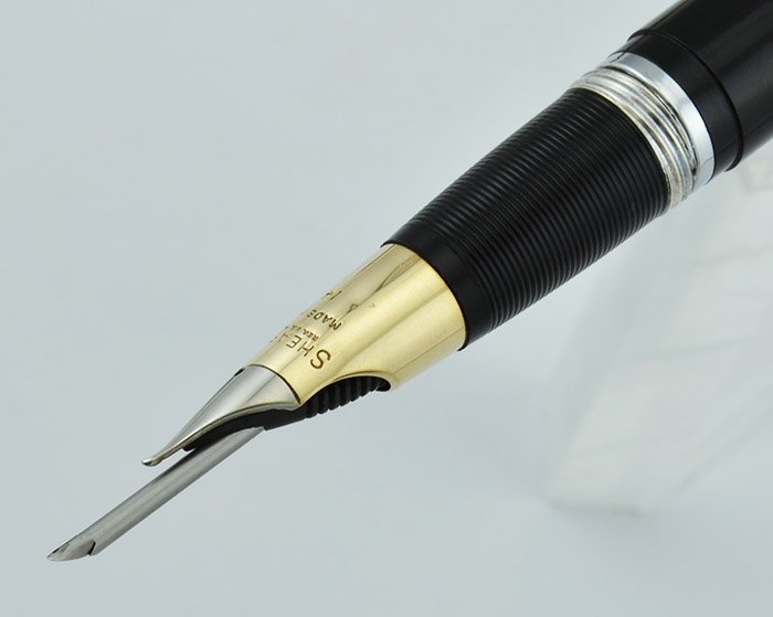 Sheaffer Valiant Snorkel 1950s - Black, Medium 14k Nib (Excellent ...