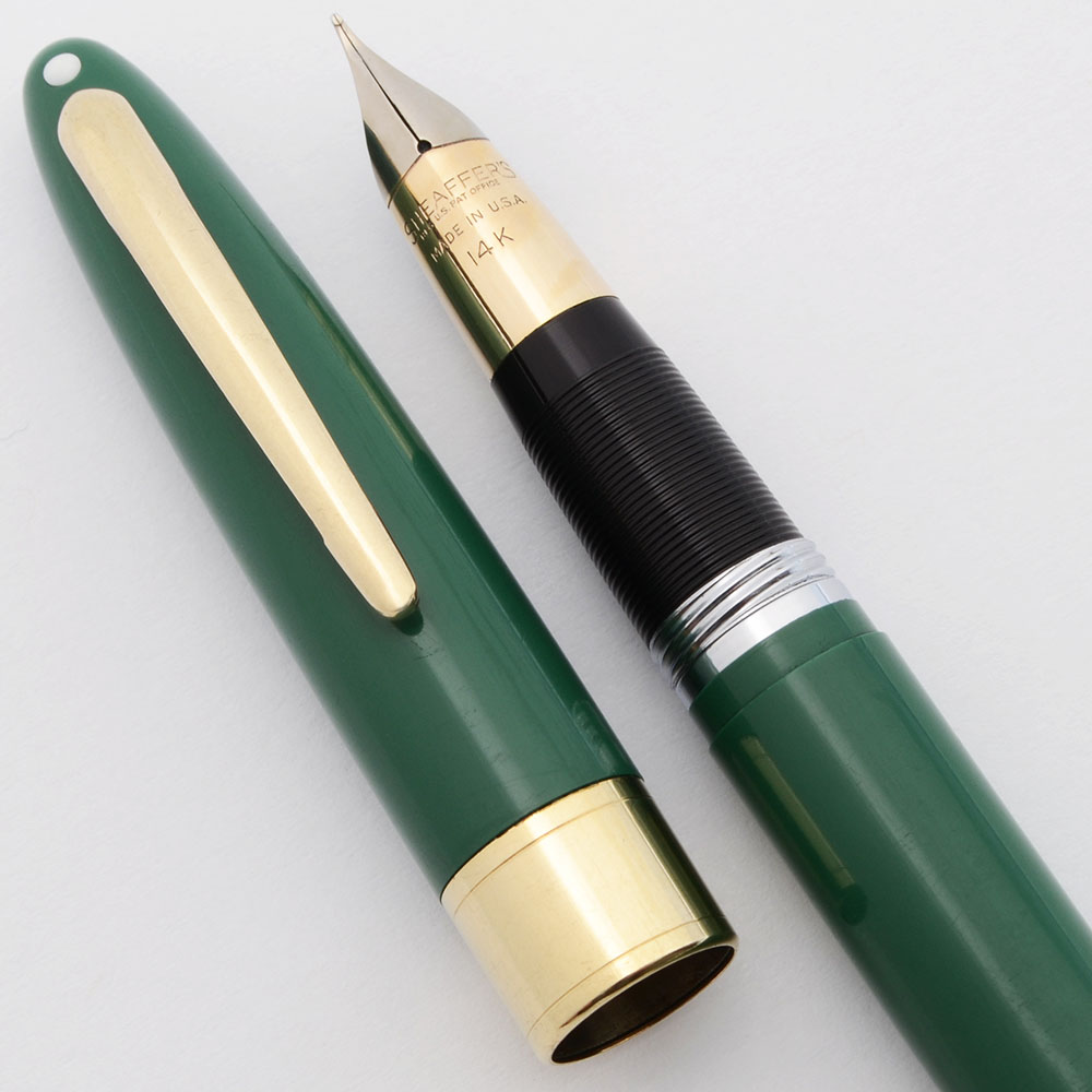 Sheaffer Valiant Snorkel Fountain Pen - Pastel Green, Fine Nib ...