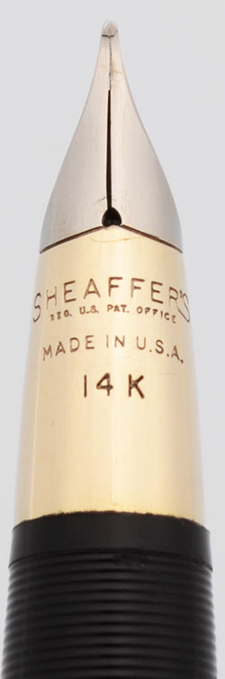 Sheaffer Valiant Fountain Pen (1949-50) - Forest Green, Touchdown, 14k ...