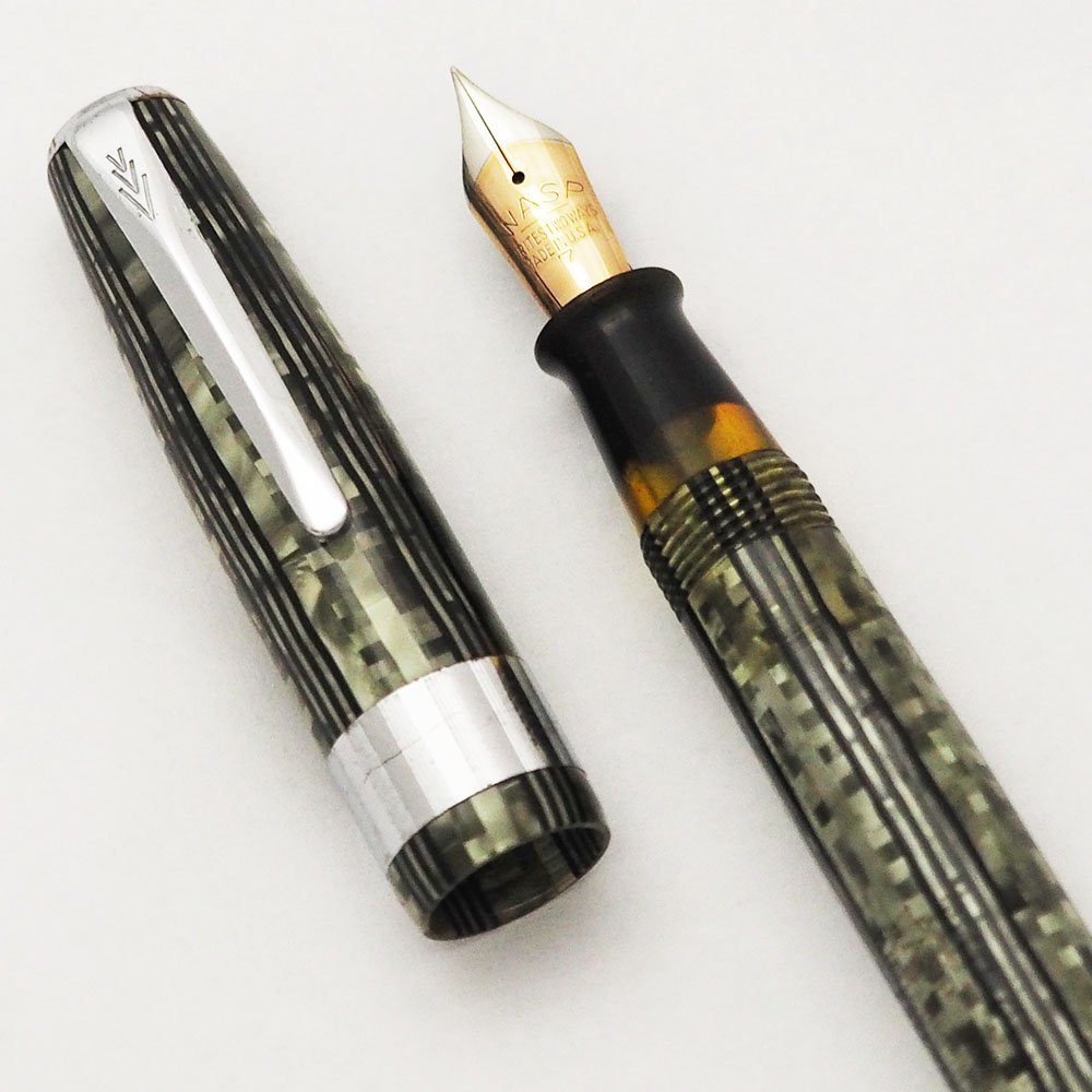 WASP (Sheaffer) Clipper 500 (1930s/40s) - Grey Pearl, Lever Fill, Extra ...