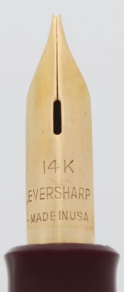 Eversharp Slim Ventura Fountain Pen - Dubonnet with GF Cap, Fine 14k ...