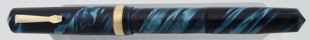 Wahl Eversharp Bantam Fountain Pen - Blue Swirled, Bulb Filler, #0 14k ...