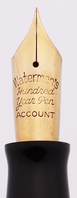 Waterman Hundred Year Pen (1940s) - Black w/GT, Lever Filler, Extra ...