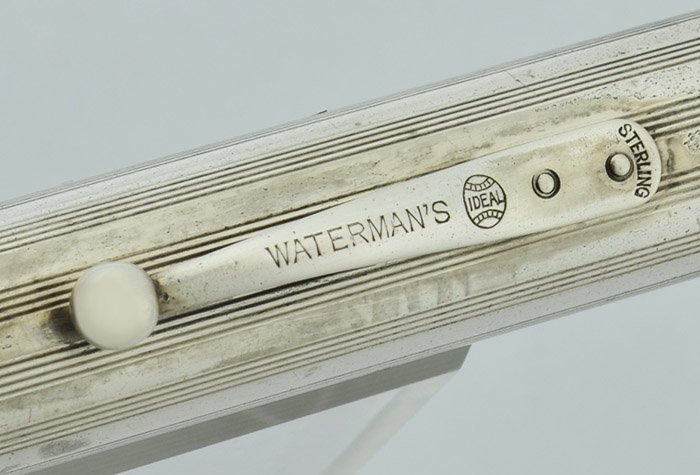 Waterman 452 Fountain Pen - Sheraton (Lined) Sterling, Flexible Extra ...