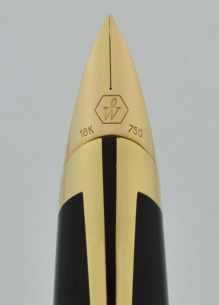 Waterman Edson Fountain Pen - Ruby Red, Fine 18k Nib (Near Mint in Box ...