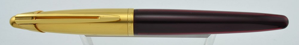 Waterman Edson Fountain Pen - Ruby Red, Fine 18k Nib (Near Mint in Box ...