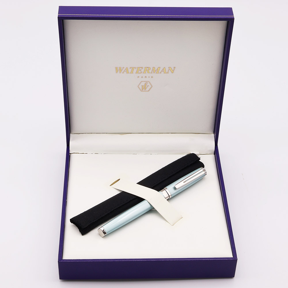 Waterman Exception Slim Fountain Pen - Celadon Blue, Fine 18k Nib ...