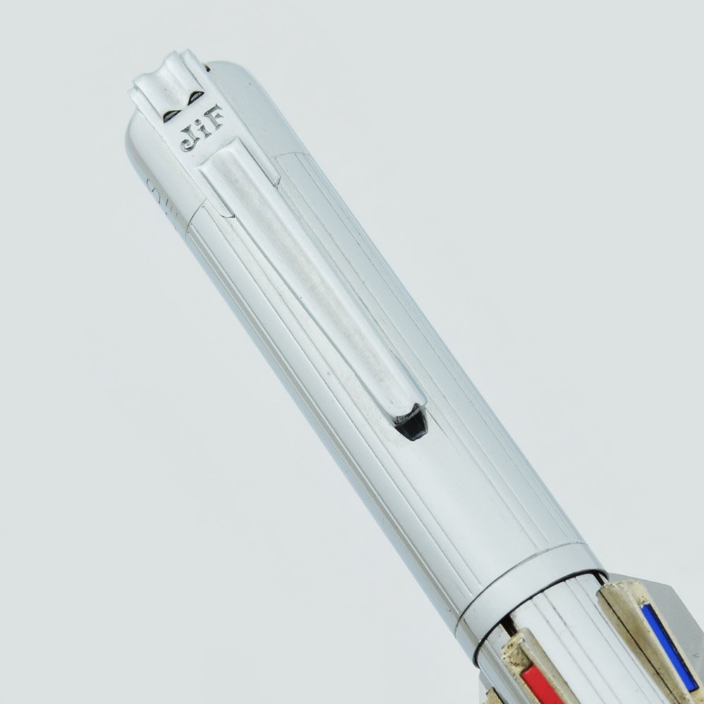 Wateman Jif-Matic Ballpoint Multi-Pen - 4 Color, Chrome Plated ...