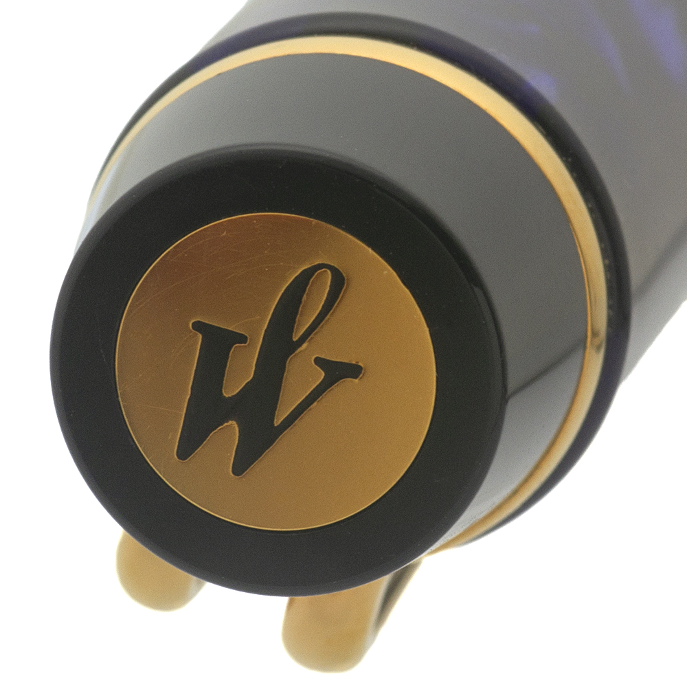 Waterman Rhapsody Le Man Ballpoint Pen (2000s)- Blue Marble w/ Gold ...