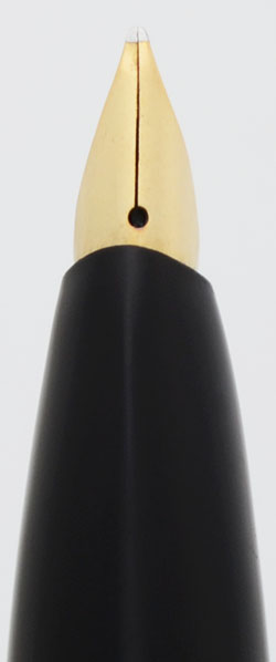 Waterman Taperite Citation Fountain Pen - Black, Wide Gold Band, Medium ...